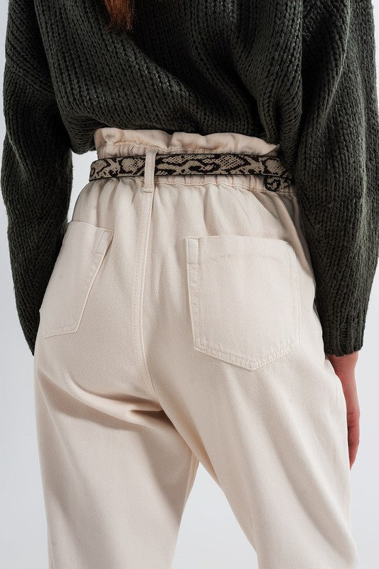 Azza Jeans ( Cream) – My Name Is Rasha